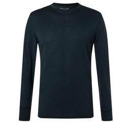 super.natural Merino Longsleeve M TUNDRA175 LS in blau | Gr.: M