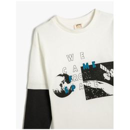 KOTON T-shirt in Ekru | Gr.: 5-6 Jahre