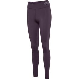 Hummel Leggings Hmlte Fundamental Damen in PLUM PERFECT | Gr.: XL
