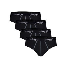 Sloggi Slip 4er Pack in Schwarz | Gr.: XXL