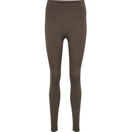 Hummel Leggings Hmlcourt Paddeltennis Damen in TURKISH COFFEE | Gr.: XS