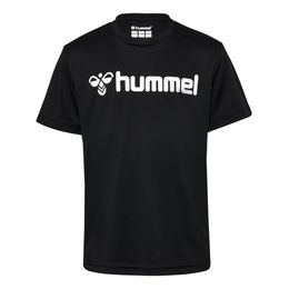 Hummel T-Shirt Hmllogo Kinder in BLACK | Gr.: 140