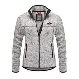 REPUBLIX Fleecejacke EBONY in Grau | Gr.: XS