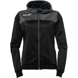 Kempa Trainingsjacke "Emotion 2.0" in Schwarz/ Anthrazit | Gr.: XXL