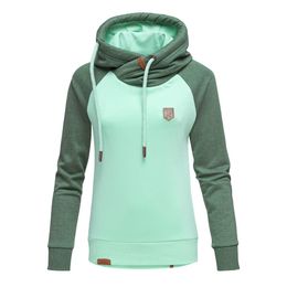 REPUBLIX Kapuzenpullover RILEY in Mint/Gr&uuml;n Melange | Gr.: XXL