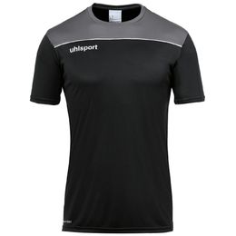 Uhlsport Sportshirt "Offense 23 Poly Shirt" in Schwarz | Gr.: 140