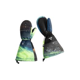 WeeDo Fausthandschuhe COSMO Space in space print + black | Gr.: 14 cm