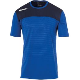 Kempa Fahrradshirt "Emotion 2.0" in Blau/ Dunkelblau | Gr.: 140