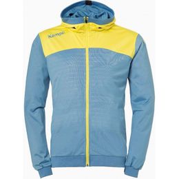 Kempa Trainingsjacke "Emotion 2.0" in Hellblau/ Gelb | Gr.: XL
