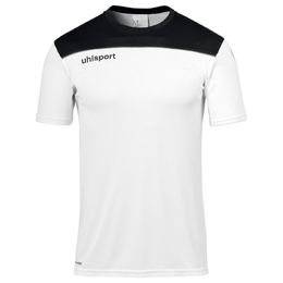 Uhlsport Sportshirt "Offense 23 Poly Shirt" in Wei&szlig; | Gr.: 164
