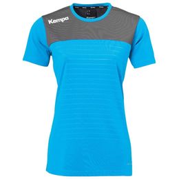 Kempa Fahrradshirt "Emotion 2.0" in Hellblau/ Grau | Gr.: XS