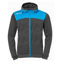 Kempa Trainingsjacke "Emotion 2.0" in Anthrazit/ Hellblau | Gr.: M