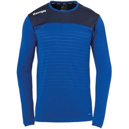 Kempa Longsleeve "Emotion 2.0" in Blau/ Dunkelblau | Gr.: XL
