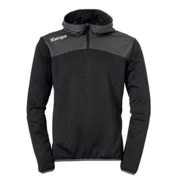 Kempa Hoodie "Emotion 2.0" in Schwarz/ Anthrazit | Gr.: 128