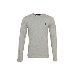 U.S. Polo Assn. Longsleeve in der Farbe Hellgrau | Gr.: XXL