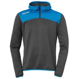 Kempa Hoodie "Emotion 2.0" in Anthrazit/ Blau | Gr.: L