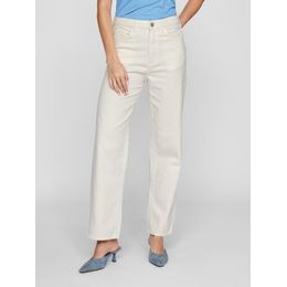Vila Jeans - Tapered fit - in Creme - 76% | Gr&ouml;&szlig;e 36/L32 | Damenjeans