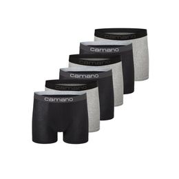 Camano 6er-Set: Boxershorts in Schwarz/ Grau | Gr.: XXL