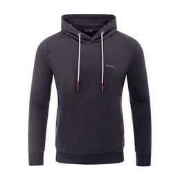 Reslad Kapuzenpullover Kapuzensweatshirt in anthrazit | Gr.: L