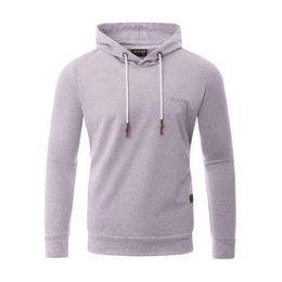 Reslad Kapuzenpullover Kapuzensweatshirt in grau | Gr.: S