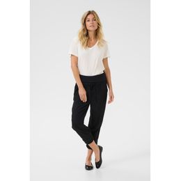 Cream Casual Hose CRVenta Loose fit in Pitch Black | Gr.: 36
