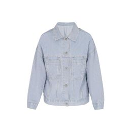 Swirly Women Jacket in Blue Stripes | Gr.: S