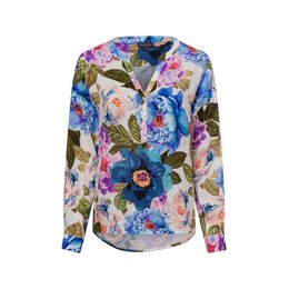 Franco Callegari Blusenshirt in mehrfarbig blau - 0047 | Gr.: 38