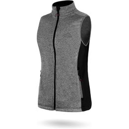 Normani Outdoor Sports Damen Strickweste Kashechewan in Grau | Gr.: XS