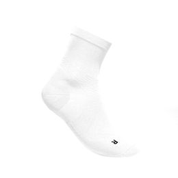 Bauerfeind Sports Run Ultralight Mid Cut Socks Bekleidung Damen wei&szlig; S