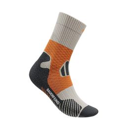 Bauerfeind Sports Trail Run Mid Cut Socks Bekleidung Herren grau