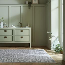 Teppich FLAIR RUGS, B:80cm H:4mm L:150cm, bunt, Kunstfaser, Wohnzimmer, Teppiche, "Wallace Leaves", Waschbarer Teppich