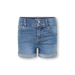 KIDS Only M&auml;dchen Shorts "KOGCARMEN SHORTS WIDE WB DNM PIM530", blau, Gr. 164, unifarben, Denim/Jeans, Obermaterial: 73% Baumwolle, 25% Polyester, 2%