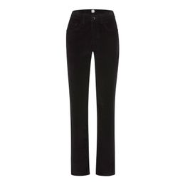 Brax Damen 5-Pocket-Hose "Style CAROLA", schwarz, Gr. 46, Web, 98% Baumwolle, 2% Elasthan, Hosen