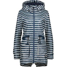 alife and kickin ALIFE & KICKIN Damen Langjacke "Damen AudreyAK B", blau, Gr. S, 100% Polyester, Jacken