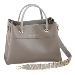 Valentino Handbags VALENTINO BAGS Damen Henkeltasche "ALEXIA", grau, Polyurethan (PU), Taschen, Umhängetasche Schultertasche mit goldfarbenen Details