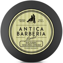Herren Rasiercreme "Balsamic Pulminio", 125ml, gelb, MONDIAL ANTICA BARBERIA, Rasierschäume, Natürliche Zutaten für sanftes Gleiten und samtweiche