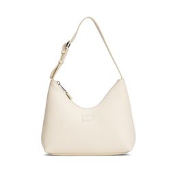 Tommy Jeans Damen Schultertasche "TJW MUST SHOULDER BAG", beige, Lederimitat, unifarben, Taschen, Damen Umh&auml;ngetasche, Abendtasche mit Logo-Schriftzug