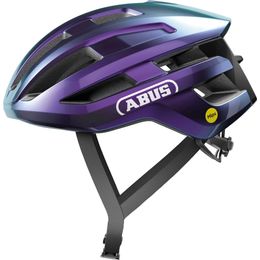 Abus Fahrradhelm "POWERDOME MIPS", S Kopfumfang: 51cm - 55cm, lila, Helme
