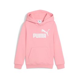 Kapuzensweatshirt Puma "ESS NO. 1 LOGO HOODIE FL PS", Jungen, Gr. 116, pinkscape, Fleece, Obermaterial: 66% Baumwolle, 34% Polyester, bedruckt, regular fit normal, Sweatshirts