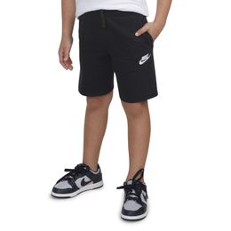 Nike Sportswear Jungen Shorts "NKB CLUB JERSEY SHORT - f&uuml;r Kinder", schwarz, Gr. 7, Obermaterial: 60% Baumwolle, 40% Polyester, Hosen, f&uuml;r Kinder