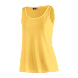 Maier Sports Damen Funktionsshirt "Petra", gelb, Gr. 52, 100% Polyester, Shirts, Damen Tank-Top f&uuml;r Sport und Outdoor-Aktivit&auml;ten, &auml;rmelloses Shirt