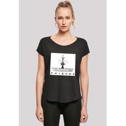 F4NT4STIC Damen T-Shirt "FRIENDS TV Serie Fountain Sketch", schwarz, Gr. XS, Obermaterial: 100% Baumwolle, Shirts, Damen,Premium