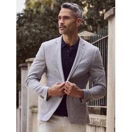 Lerros Herren Jerseysakko "Lerros Jersey Blazer", grau, Gr. 58, 59% Baumwolle, 41% Polyester, Sakkos