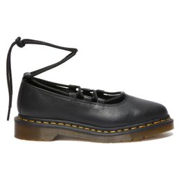 Dr. Martens Damen Ballerina "Elphie", Gr. 40, schwarz, Leder, Schuhe, Ballerina, Plateauschuh mit modischer Schnürung