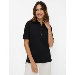 Brax Damen Poloshirt "Style CLEO", schwarz, Gr. 36, 97% Baumwolle, 3% Elasthan, Shirts