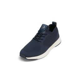 Marc O'Polo MARC O'POLO Herren Sneaker "aus recyceltem Polyester", Gr. 40, blau, Obermaterial: 100% Polyester, unifarben, Schuhe