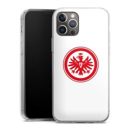 DeinDesign iPhone 12 Pro Handy Silikon H&uuml;lle Case transparent Handyh&uuml;lle Eintracht Frankfurt Sge Official Licensed Product Silikon Case