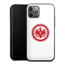 DeinDesign iPhone 12 Pro Handy Silikon H&uuml;lle Case schwarz Handyh&uuml;lle Eintracht Frankfurt Sge Official Licensed Product