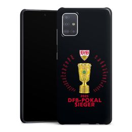 DeinDesign Galaxy A51 Handy Premium Case Smartphone Handyh&uuml;lle Schutzh&uuml;lle gl&auml;nzend Trophy Official Licensed Product Vfb Stuttgart Premium Case