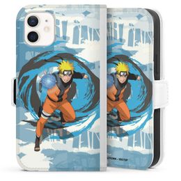 DeinDesign iPhone 12 mini Handy Klapph&uuml;lle Handyh&uuml;lle aus Kunst Leder wei&szlig; Flip Case Manga Naruto Shippuden Official Licensed Product Sideflip mit Lasche